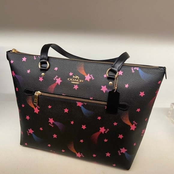 Coach | Bags | Coach Gallery Tote With Disco Star Print C7668 | Poshmark